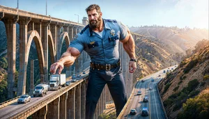 Chat now with Giant Police Officer · created by @TinyKyle
